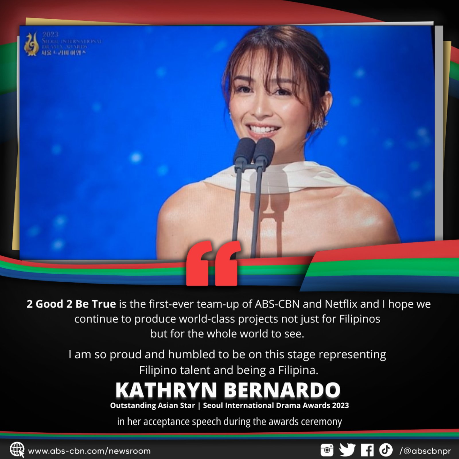 Kathryn Bernardo pays tribute to healthcare workers in Seoul ...